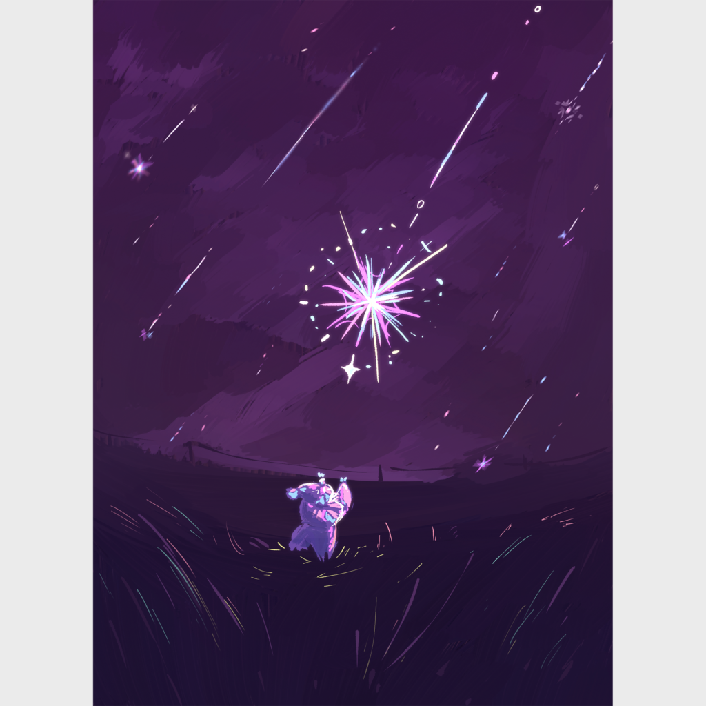 Star Touched - 12 x 14 Ponshu Print - Rockets Publishing